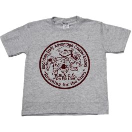 Printed Ash Short Sleeves Dri-Power Active T-Shirt